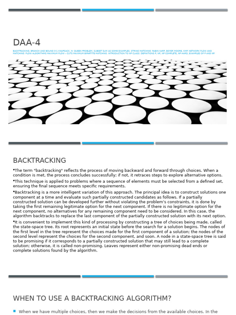 DAA-4 | PDF | Algorithms And Data Structures | Mathematical Logic