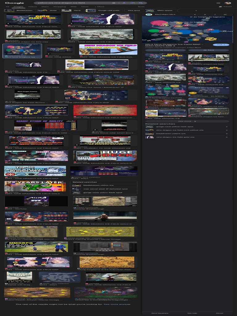 Yellow Ore Nine Dragon Ice Field - Google Search | PDF