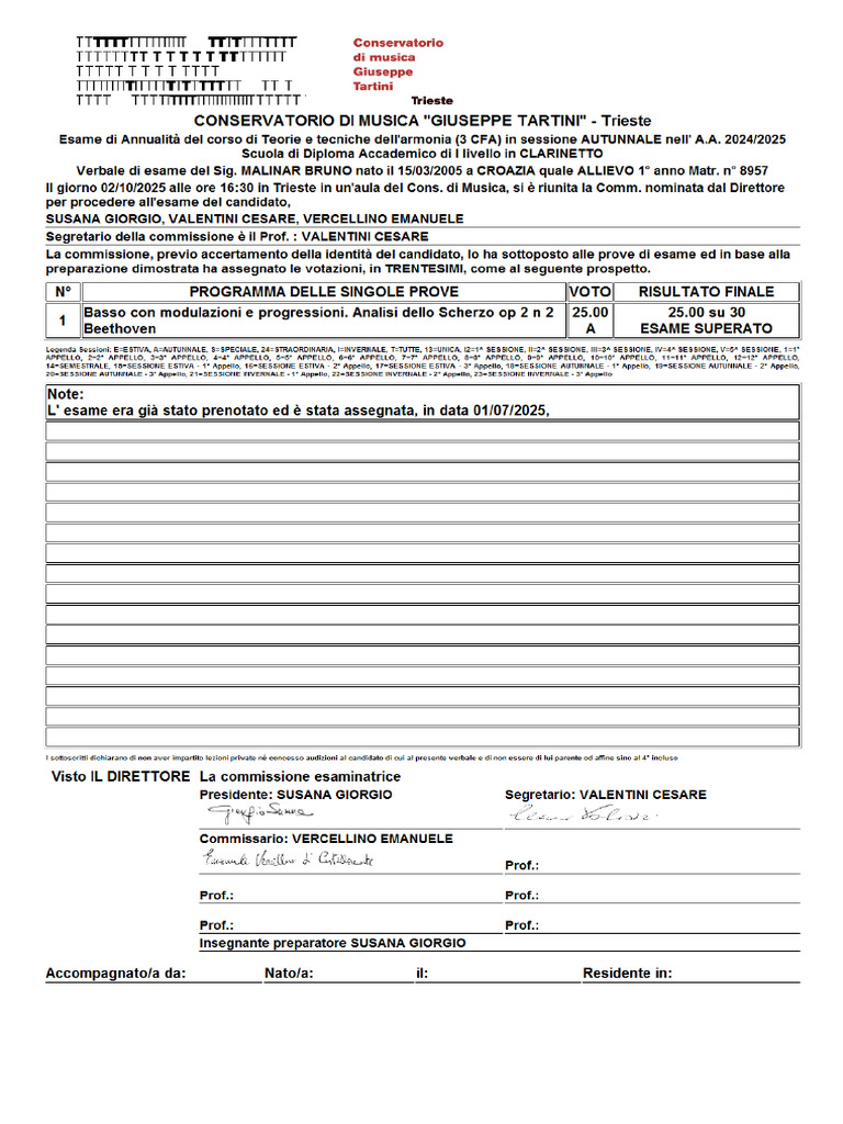 Ispit harmonija | PDF