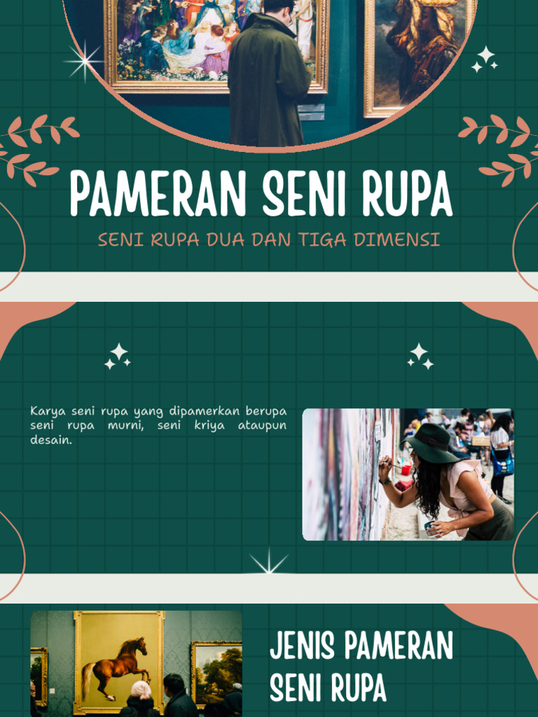 Hijau Dan Merah Muda Minimalis Peran Seni Rupa Dalam Perayaan Budaya ...