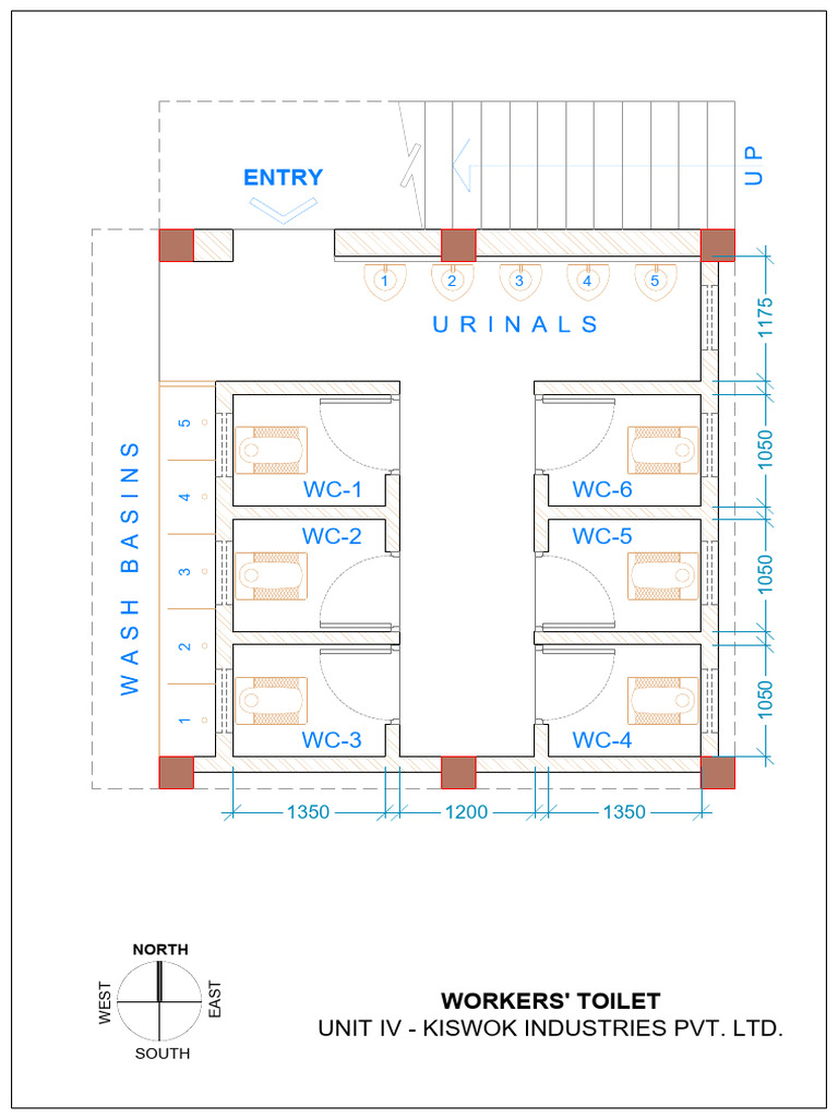 Kiswok Unit IV Toilet 20251031 First Cut Plan | PDF
