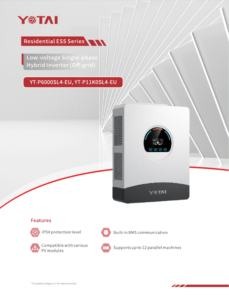Low-Voltage Single-phase Hybrid Inverter (Off-grid) | PDF