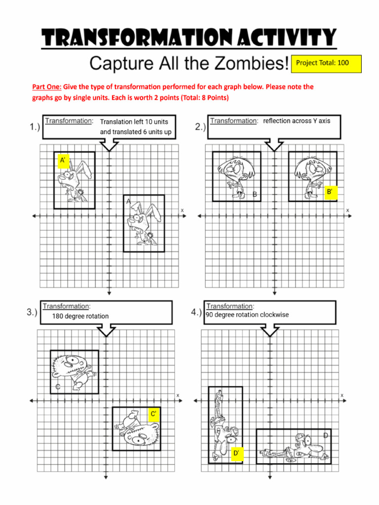 Zombie Transformation Performance Task Ashton | PDF