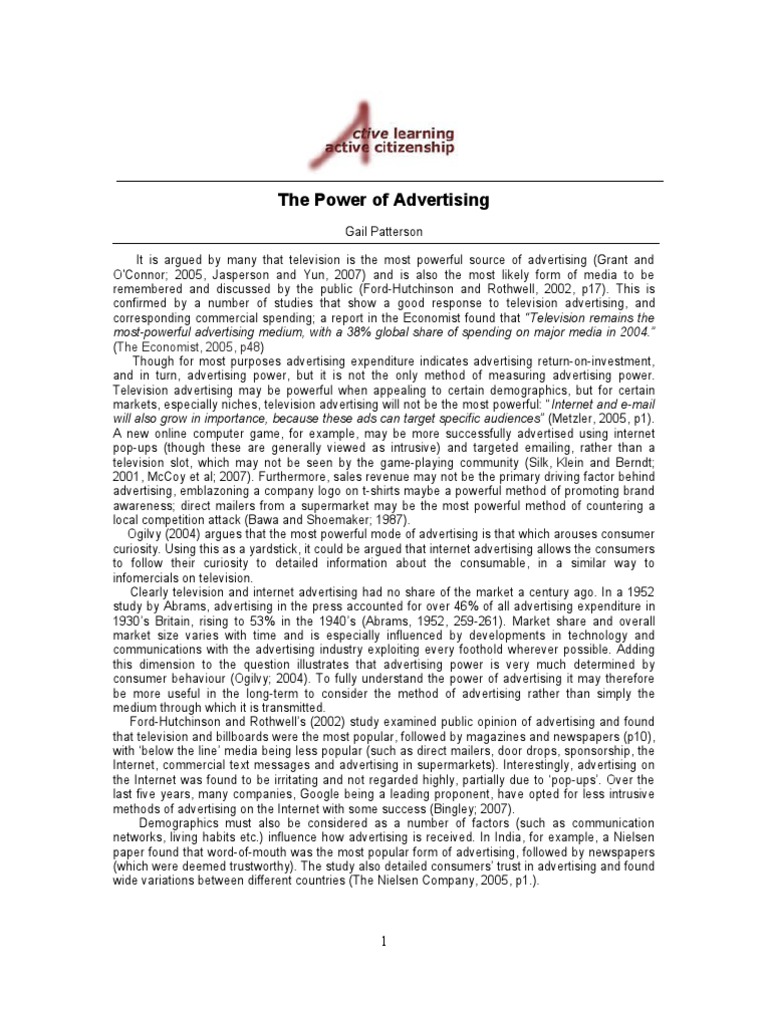 Advertising Insights for Marketers | PDF | Advertising | Brand