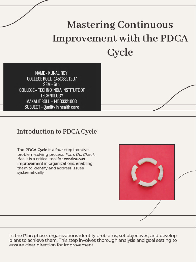 Wepik Mastering Continuous Improvement With The Pdca Cycle 20240301072755j2nu Compressed | PDF