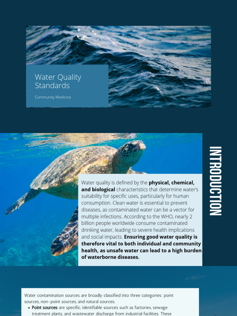 4 - Water Quality Standards | PDF | Water Pollution | Drinking Water