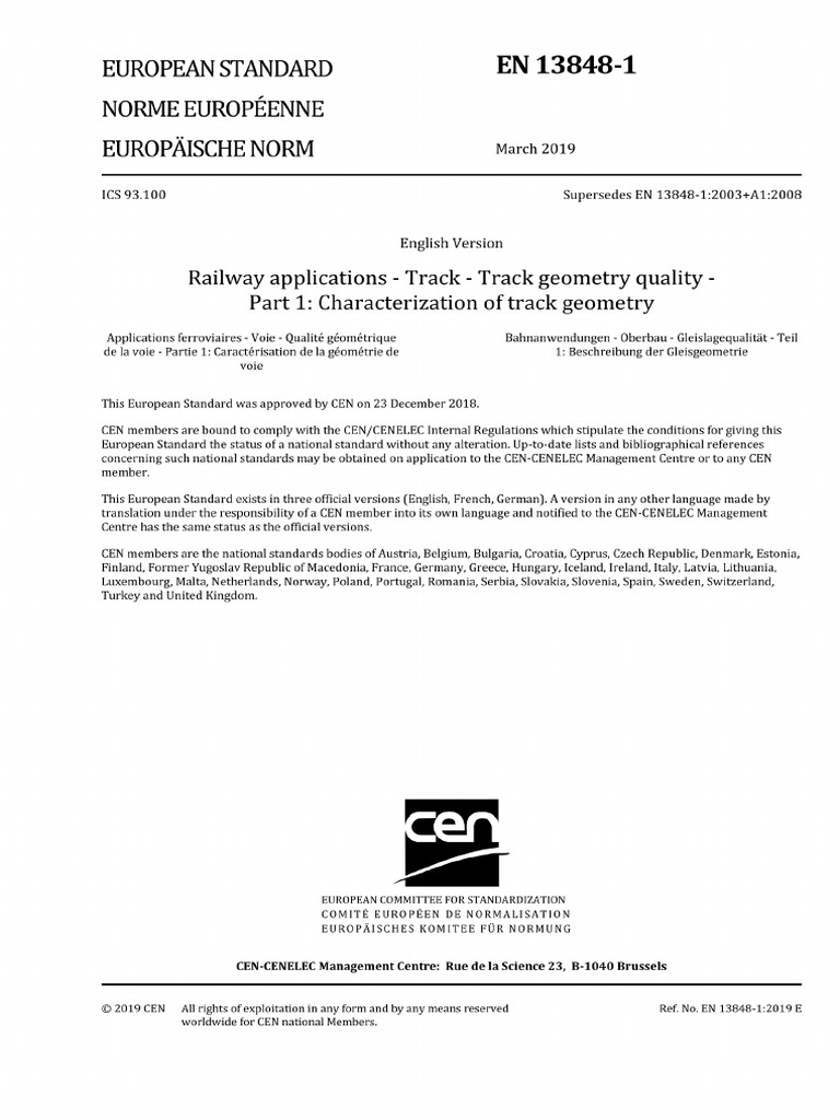 En 13848-1-2019 | PDF