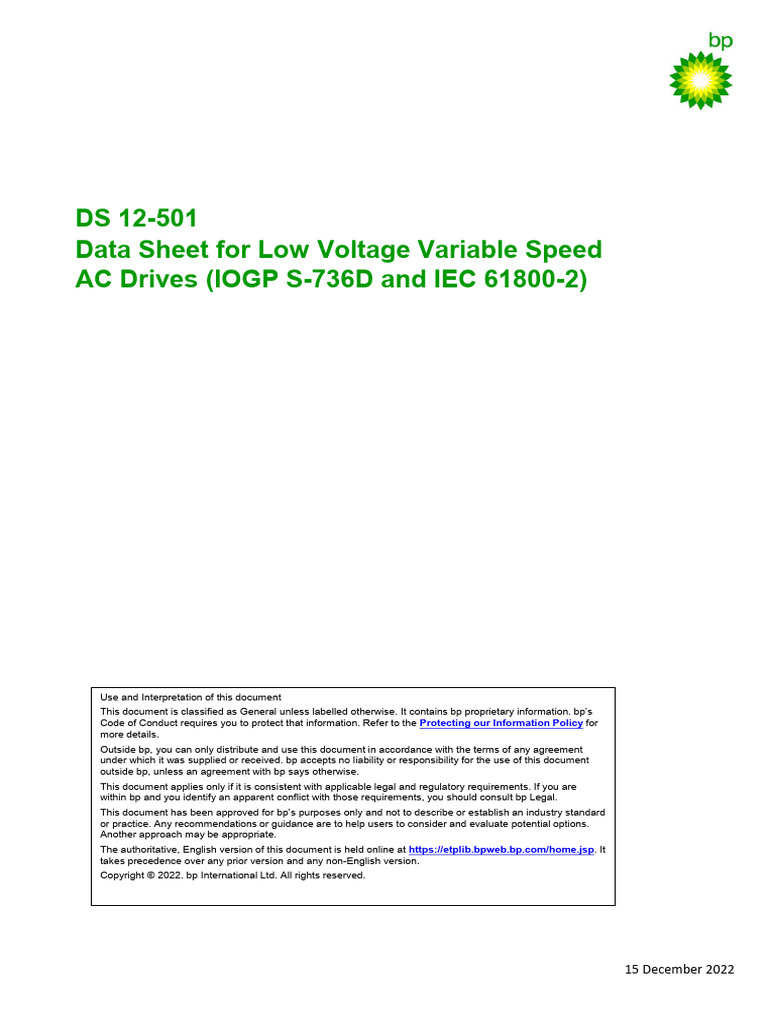 DS 12-501 - Data Sheet for Low Voltage Variable Speed AC Drives - 0900a8668111bae0 | PDF ...