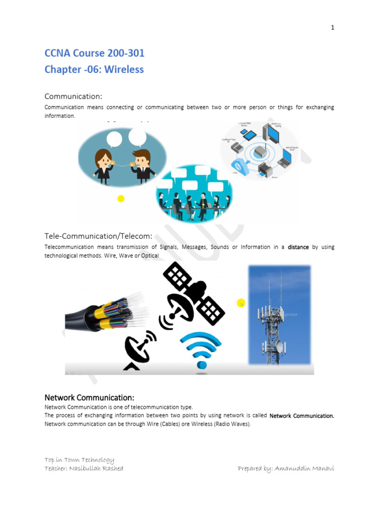 CH 06 - Wireless - CCNA 200-301 | PDF | Wi Fi | Wireless Access Point