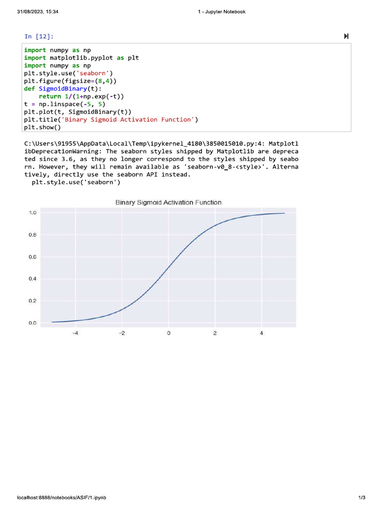 Activation Function | PDF