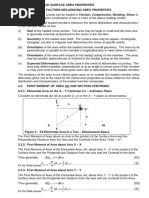First Moment of Area Explained | PDF | Area | Cartesian Coordinate System