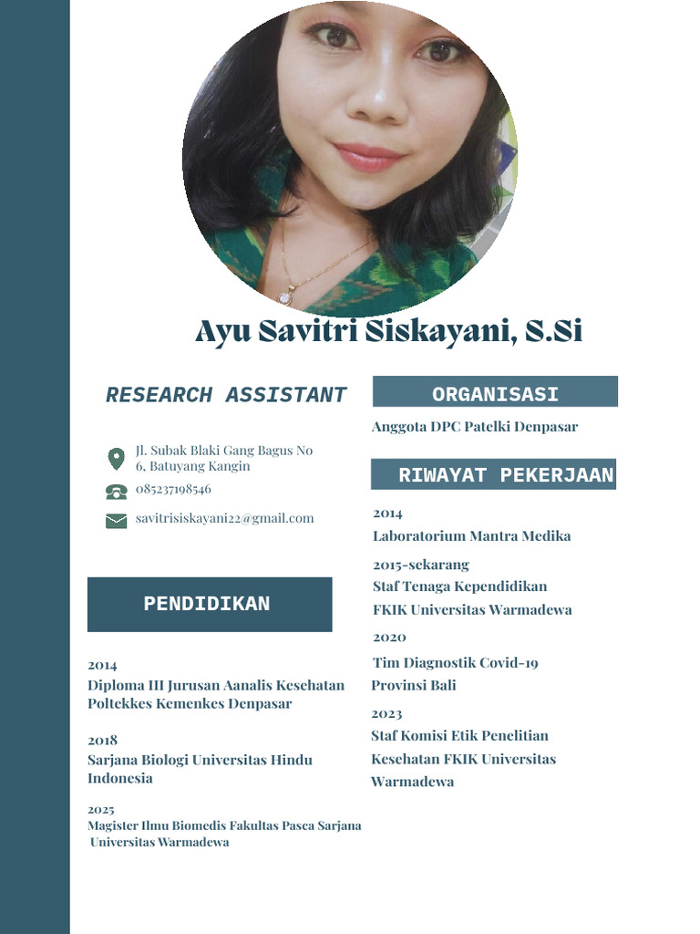 CV Ayu Savitri.pdf | PDF