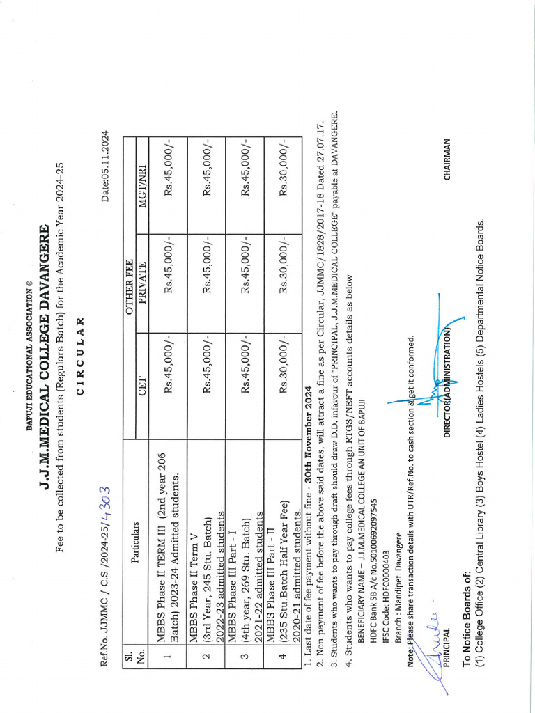 Students Fees | PDF
