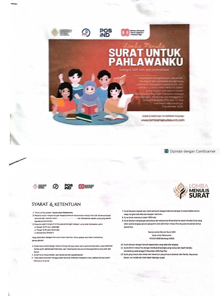 Lomba Menulis Surat Pdf