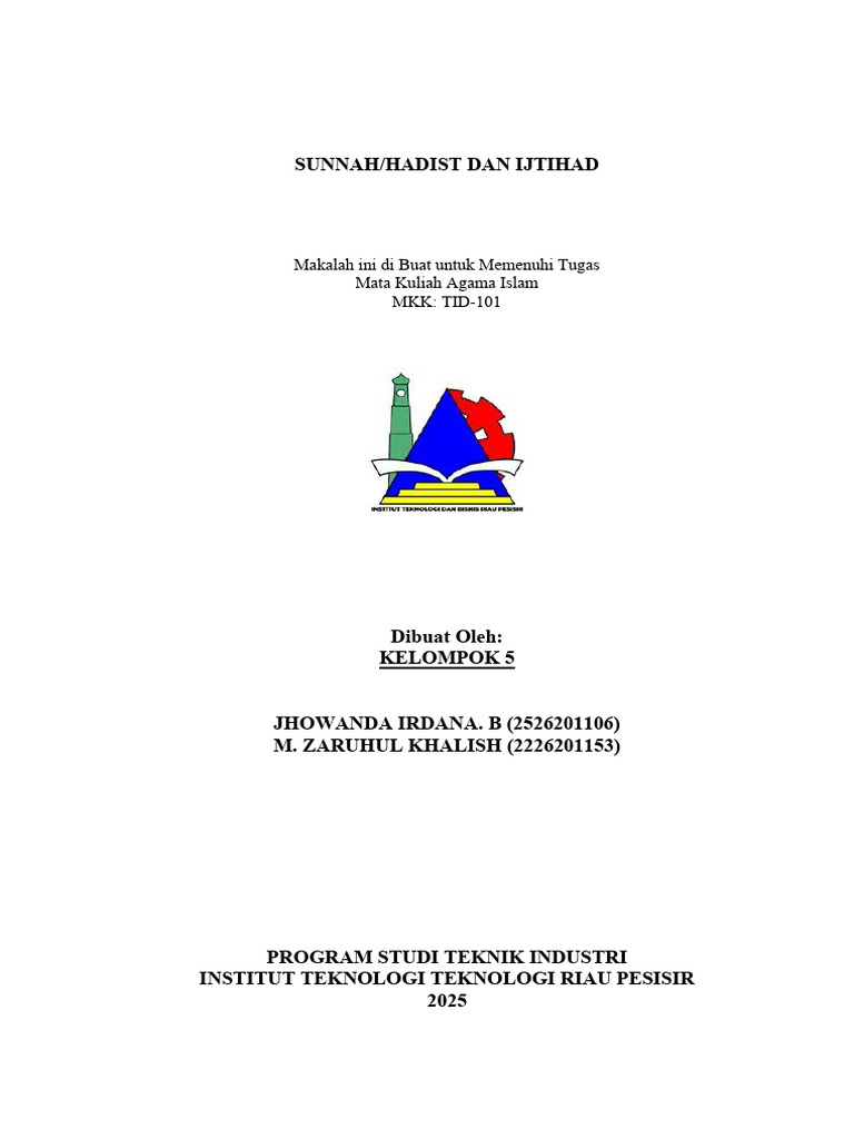 Sunnah, Hadist, dan Ijtihad dalam Islam | PDF