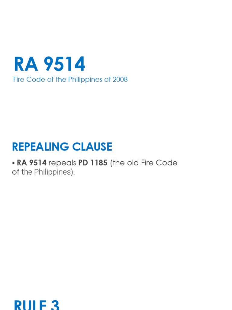 Fire Code of the Philippines Overview | PDF | Stairs | Fire Safety