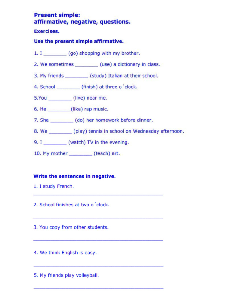 Do Does | PDF