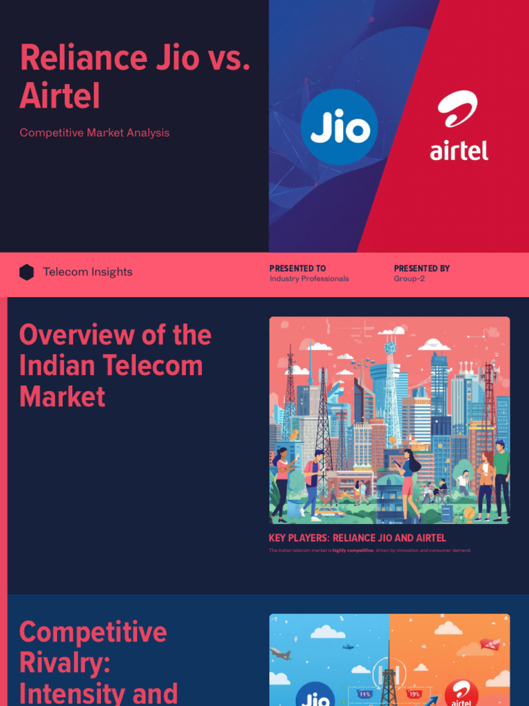 Jio vs Airtel: Telecom Market Analysis | PDF