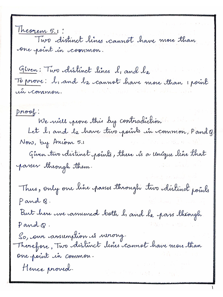Theorems | PDF