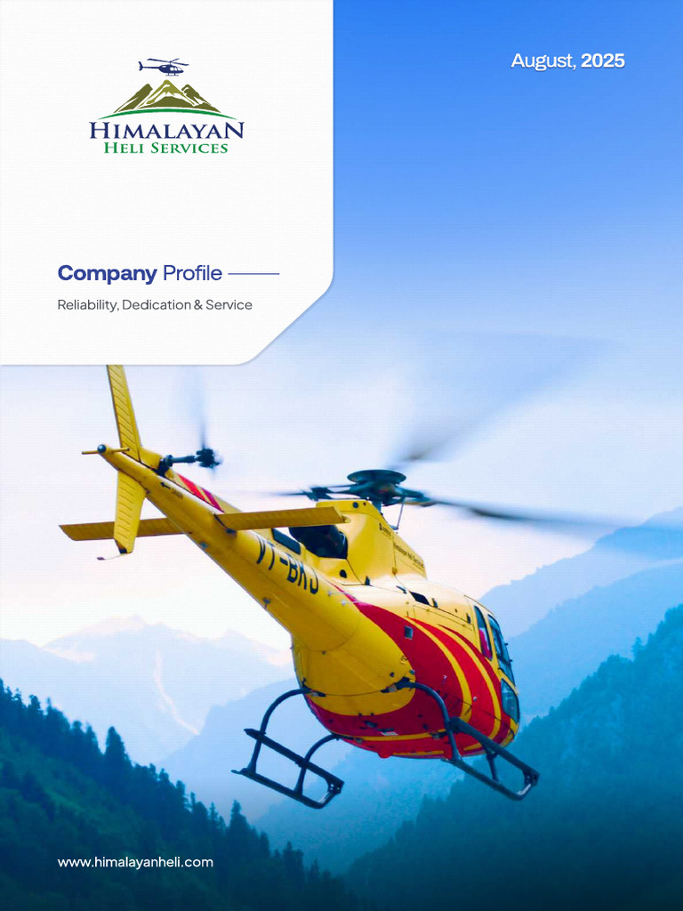 Himalayan Heli Services - Profile | PDF | Helicopter | Aviation