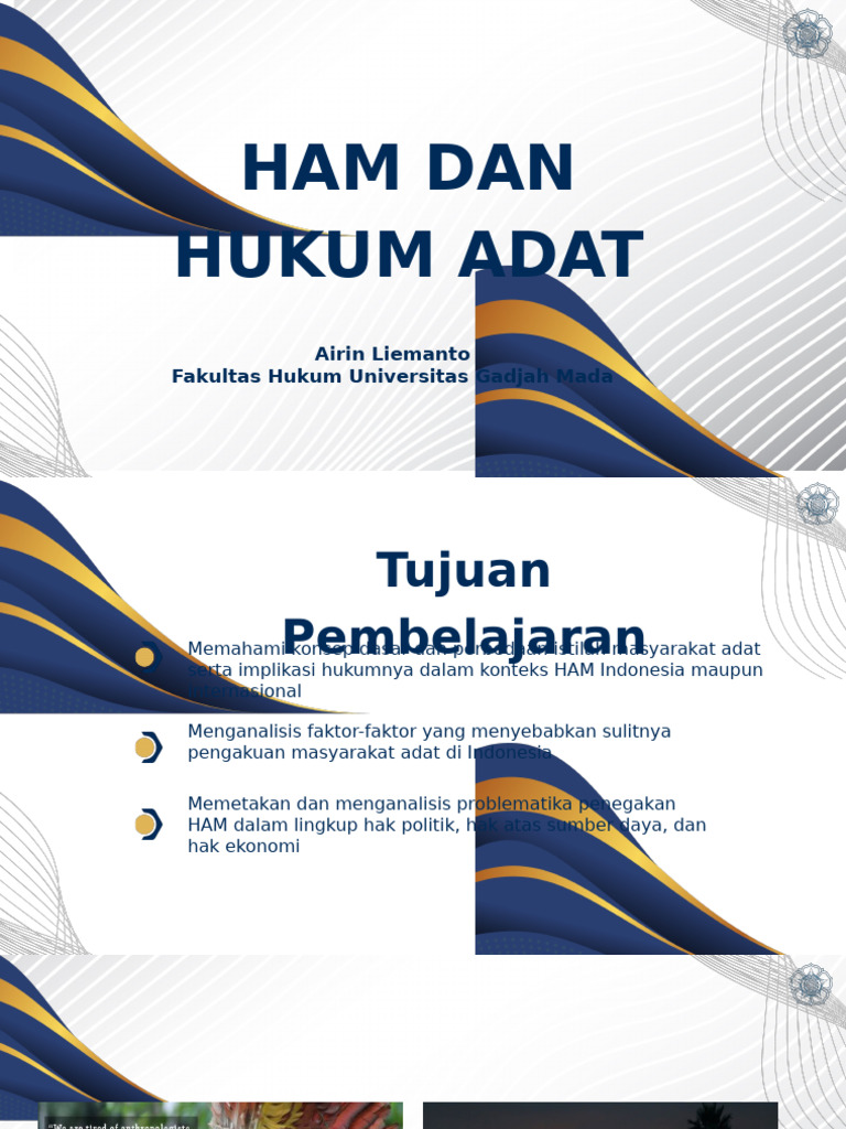 HAM dan Hukum Adat di Indonesia | PDF