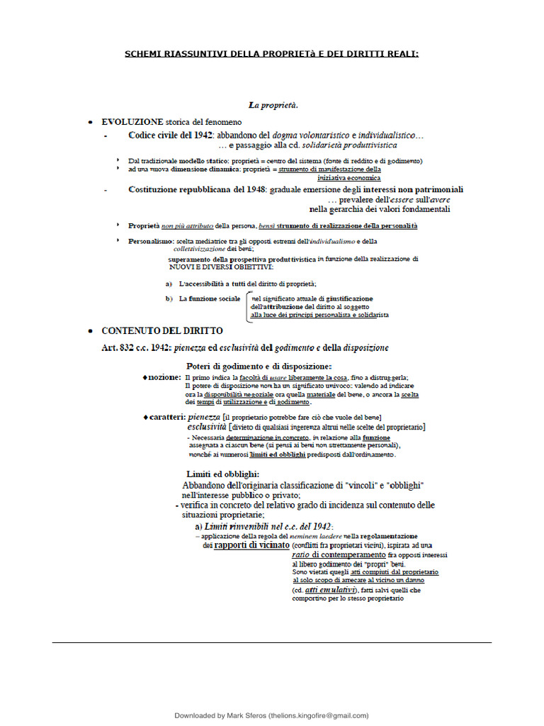 Schemi possesso | PDF