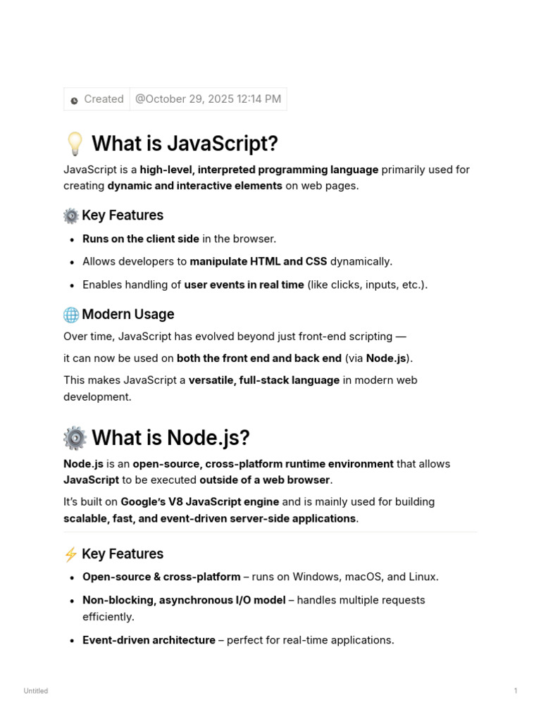 JavaScript Basics | PDF | Java Script | Scope (Computer Science)