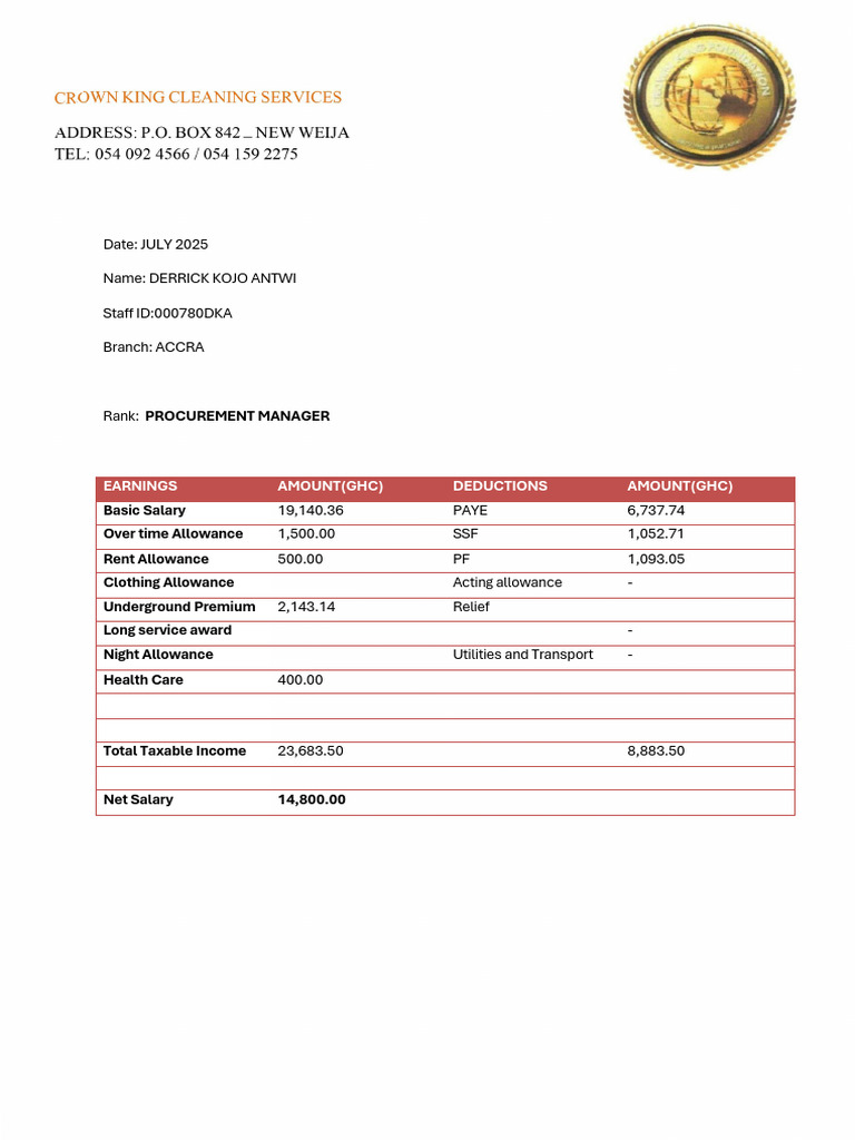 Payslip | PDF | Economies | Personal Finance