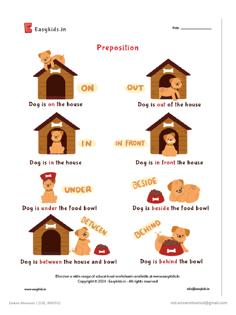 Preposition Practice | PDF