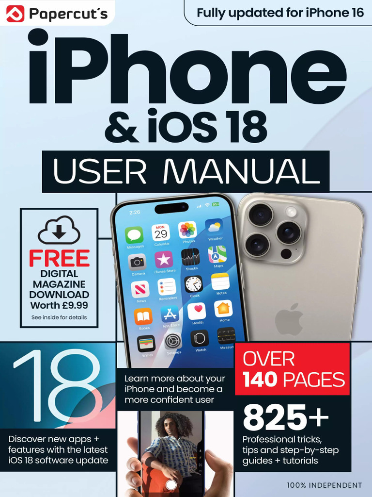 Iphone & IOS 18 User Manual - 1st Edition, 2024 | PDF
