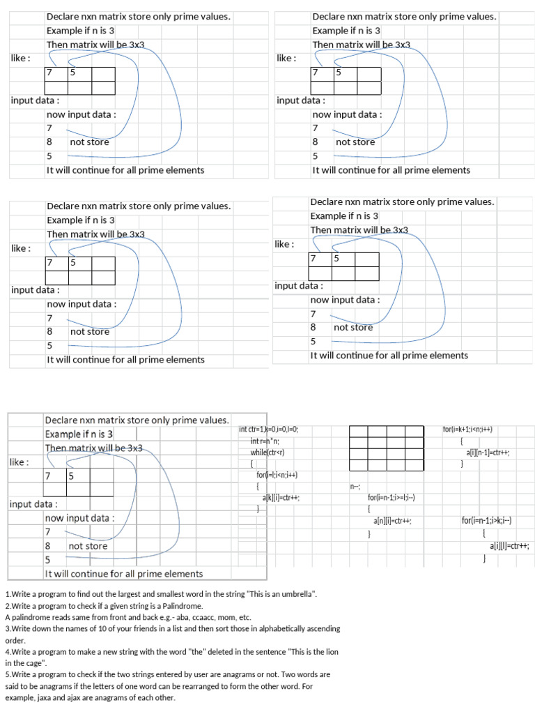 Class 7th Nov 2025 Tutor | PDF | String (Computer Science) | Computing