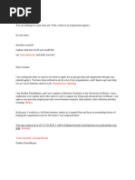 Semi-Formal Letter Examples | PDF