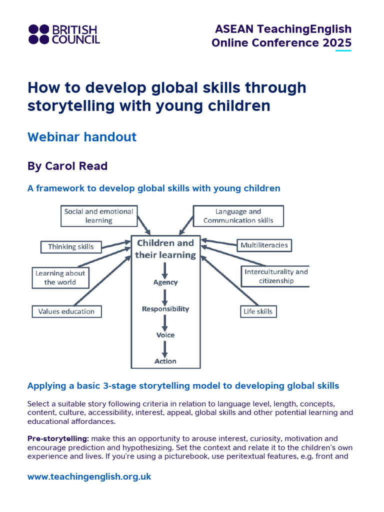 16 Oct How To Develop Global Skills Through Storytelling - Carol Read ...
