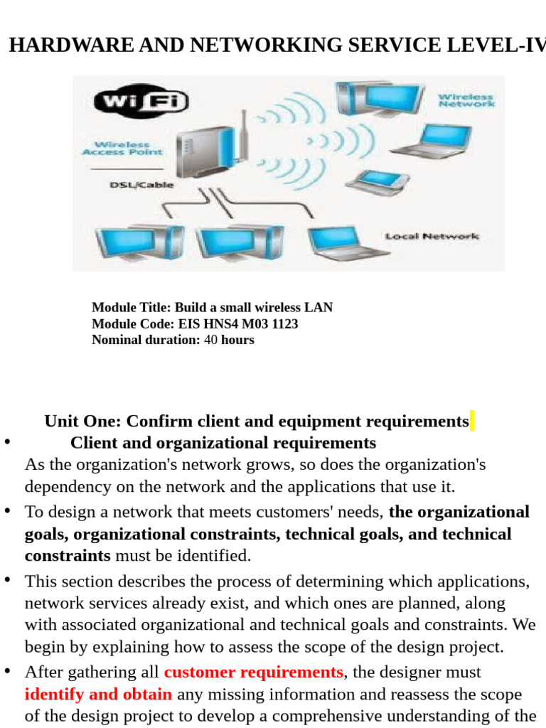 Build Small Wireless LAN | PDF | Wireless Access Point | Computer Network