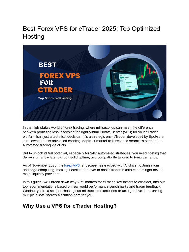 Best Forex VPS for CTrader 2025: Top Optimized Hosting | PDF | Random Access Memory | Foreign ...