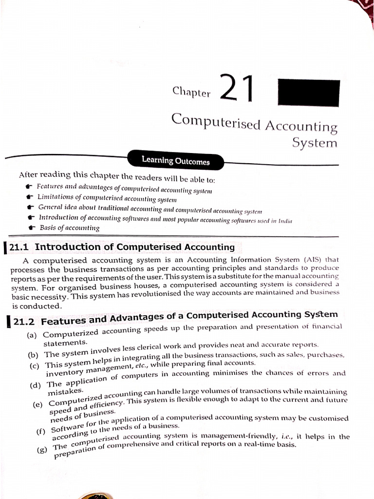Computerized Accounting System | PDF