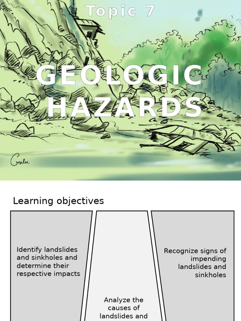 Geologic Hazard Landslide | PDF | Landslide | Sinkhole