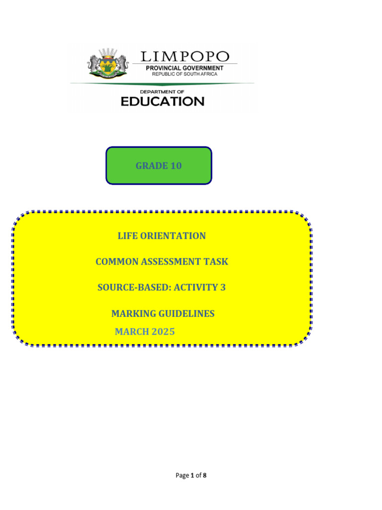 Life Orientation Assessment: Discrimination Issues | PDF | Prejudices ...