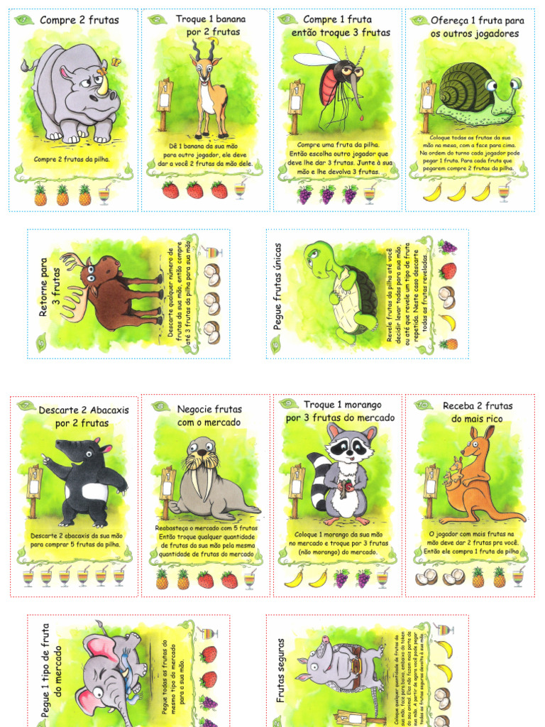 Fabled Fruit Fabled Fruit Cartas Traduzidas | PDF
