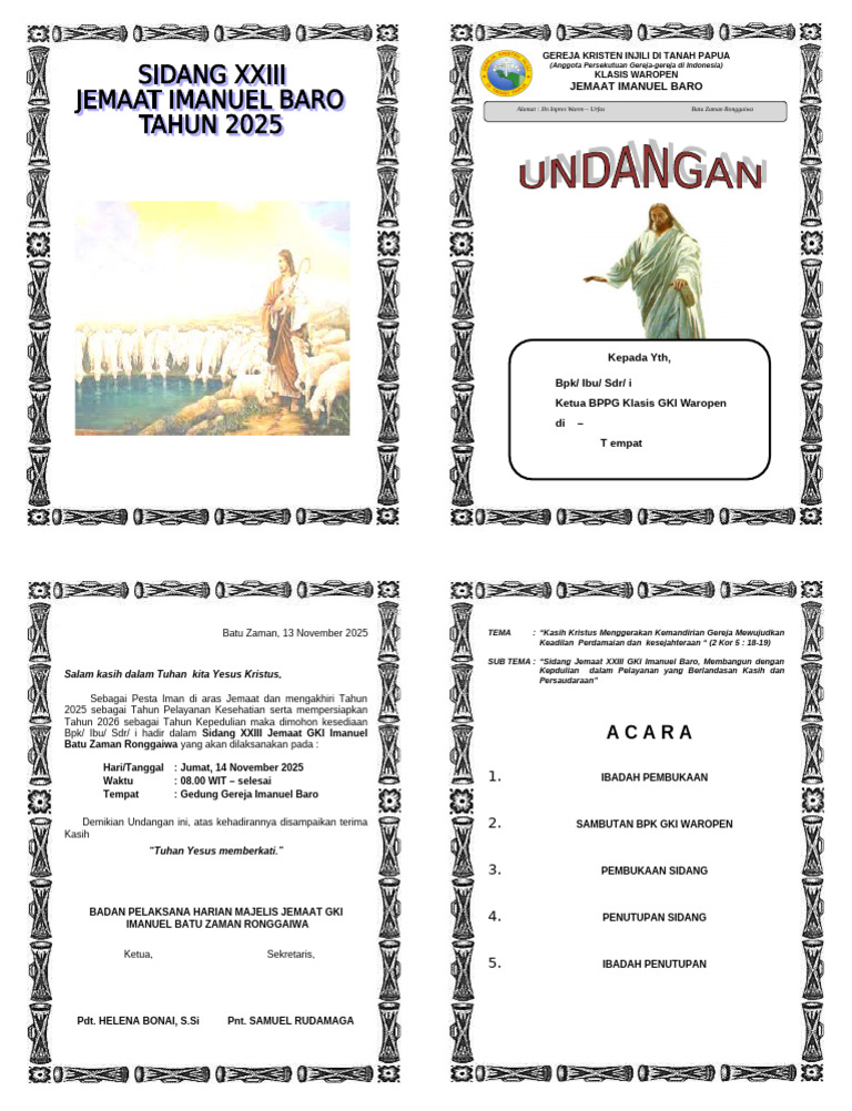 451039045 Undangan HUT PW Ok | PDF