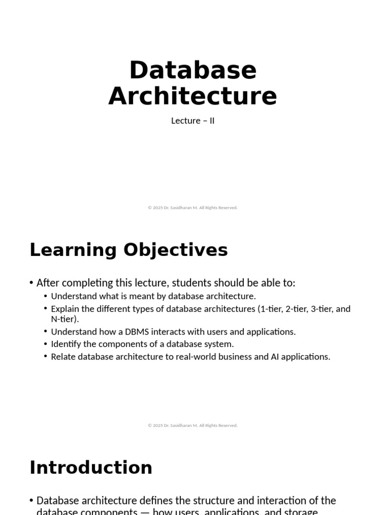 Understanding Database Architecture Types | PDF | Databases | Cloud ...