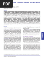 MEGA11: Enhanced Evolutionary Analysis Tool | PDF | Phylogenetic Tree ...
