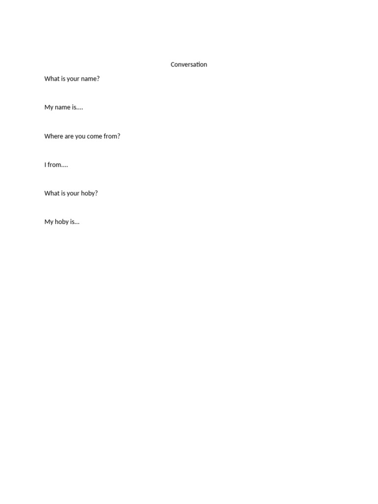 Blank Template | PDF
