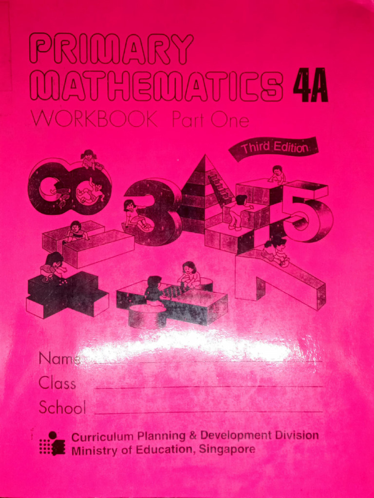 Primary Mathematics Workbook Part One. Third Edition.4A | PDF