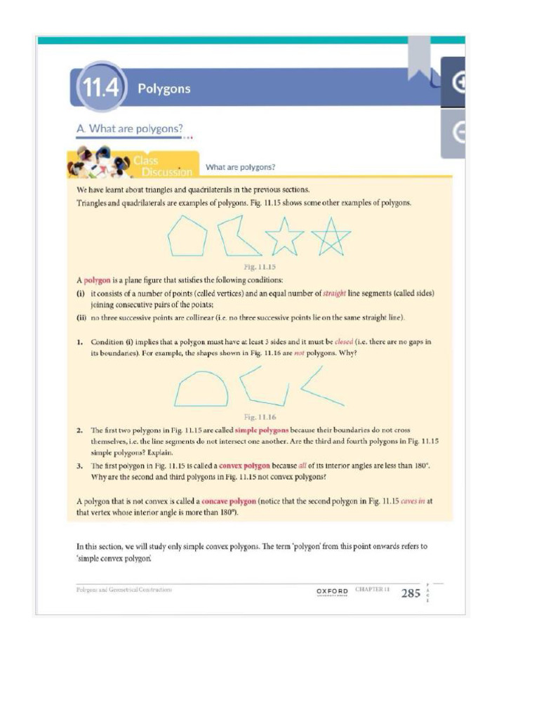 Polygons 11D Book 1 | PDF