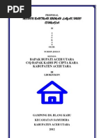 Proposal Permohonan Bantuan Dana Pembangunan Rumah | PDF