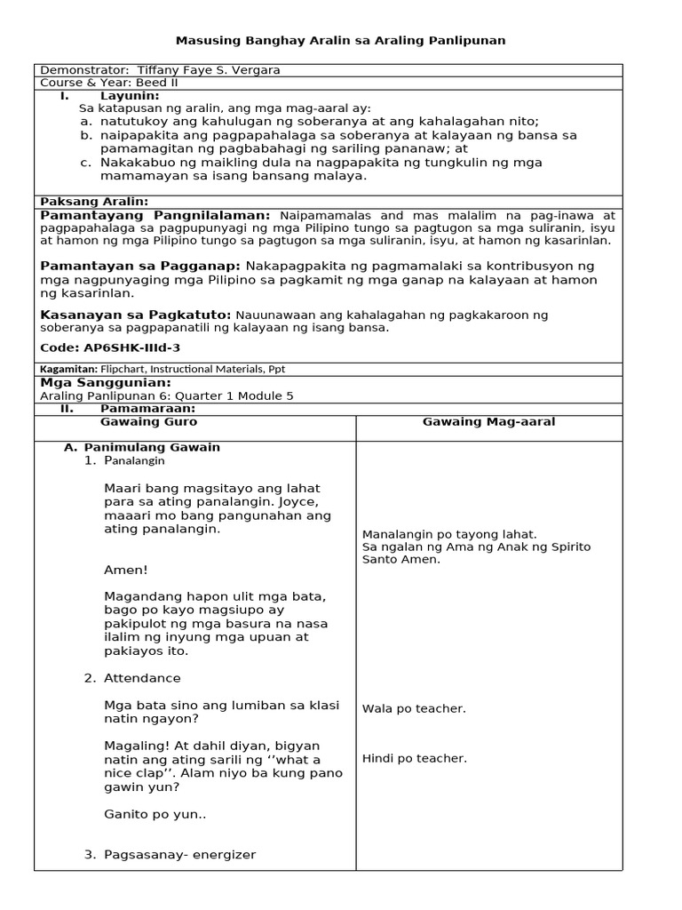 5es Lesson Plan FORMATf 1 | PDF