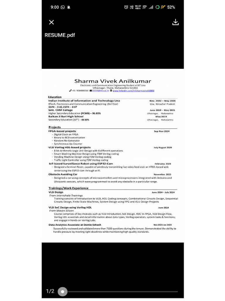 Resume For Building | PDF