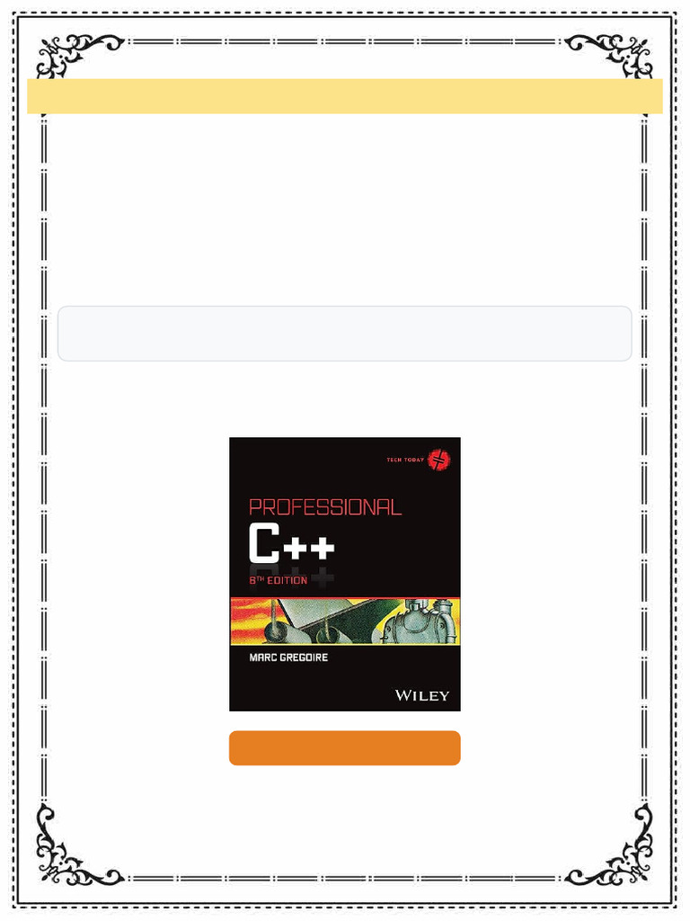 Professional C++, 6th Edition Marc Gregoire sample | PDF | Inheritance (Object Oriented ...