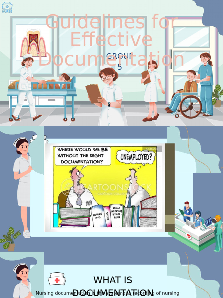 Effective Nursing Documentation Guidelines | PDF | Geriatrics | Caregiver